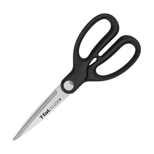 カラー：ブラックサイズ：キッチンシザーズスタイル：1)はさみサイズ(約):8×1.3×21cm、刃渡り/10cm本体重量(約):140g素材・材質:刃/ステンレス鋼、ボタン/ステンレススチール、持ち手/ABS(アクリルニトリル・ブタジエン・...