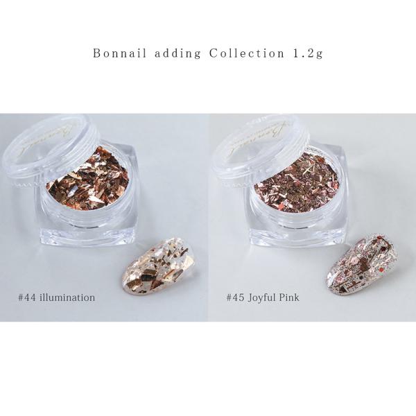 ボンネイル Bonnail adding Collection 1.2g 【2種類からご選択】 #44 #45 アディングシリーズ グリッター ホロ ラメ ネイルアート ネイルパーツ ジェルネイル  セルフネイル ジェル アレンジ ネイリス...