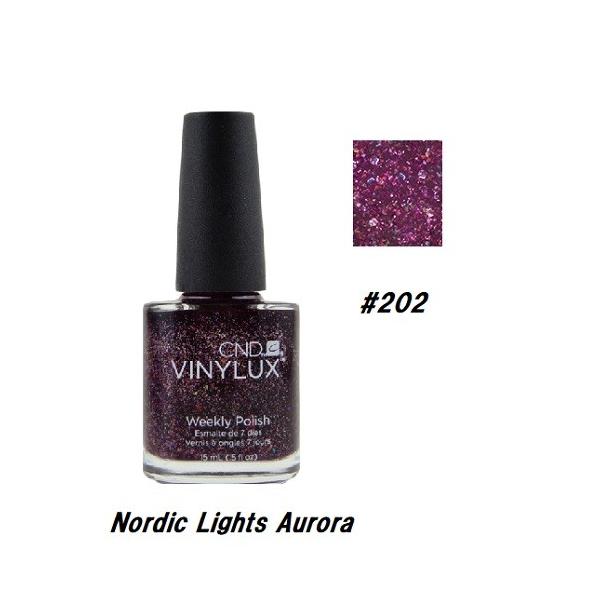 CND VINYLUX バイナラクス カラーポリッシュ Nordic Lights Aurora 202 ウィークリーポリッシュ 15ml CND 速乾性 マニキュア ウィークリー セルフネイル ネイルグッズ long wear ベースコー...