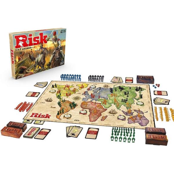 ハズブロ ボードゲーム Risk リスク 世界征服戦略ゲーム B7404 対象年齢10歳以上 2人〜5人でプレイ可能 日本語版 サイコロ カード テーブルゲーム バトルゲーム おもちゃ 子ども お子様 室内遊び おうち遊び 家族 ファミリー...