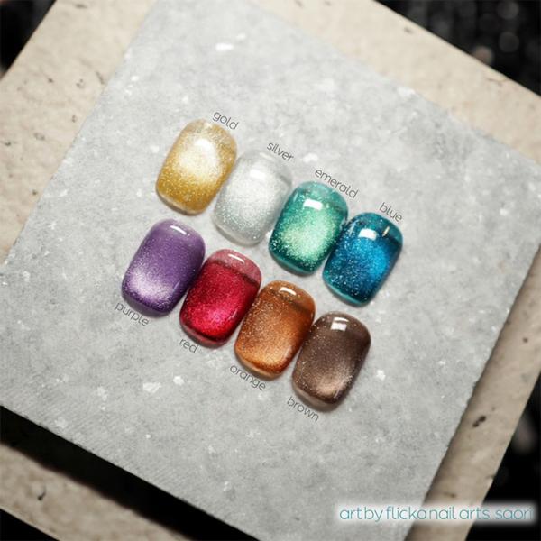 flicka nail arts フリッカマグジェル 5g 【8色からご選択】 mg001-mg008 マグネットジェル マグネットネイル マグジェル 磁石 ワンカラー ミラーアート 凸凹アート マット シアー グリッター ラメ ジェルネイ...