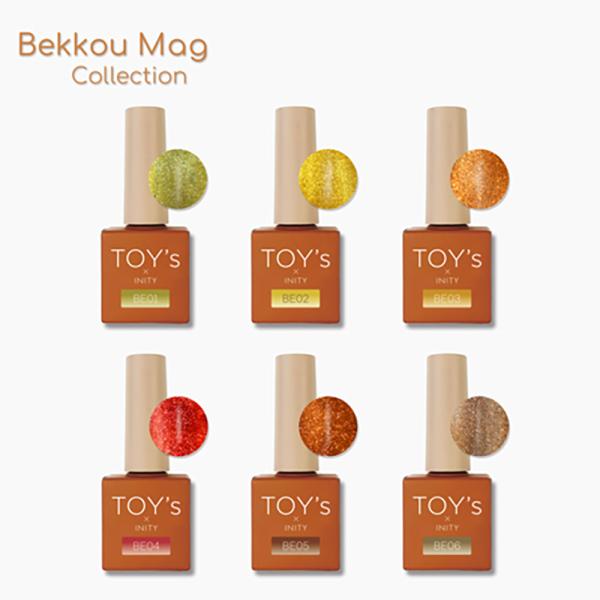 TOY's × INITY ベッコウ柄マグコレクション 7ml 【6色からご選択】 T-BE01 T-BE02 T-BE03 T-BE04 T-BE05 T-BE06 マグネットネイル 透明感 こっくりカラー ワンカラートイズバイアイニティ...