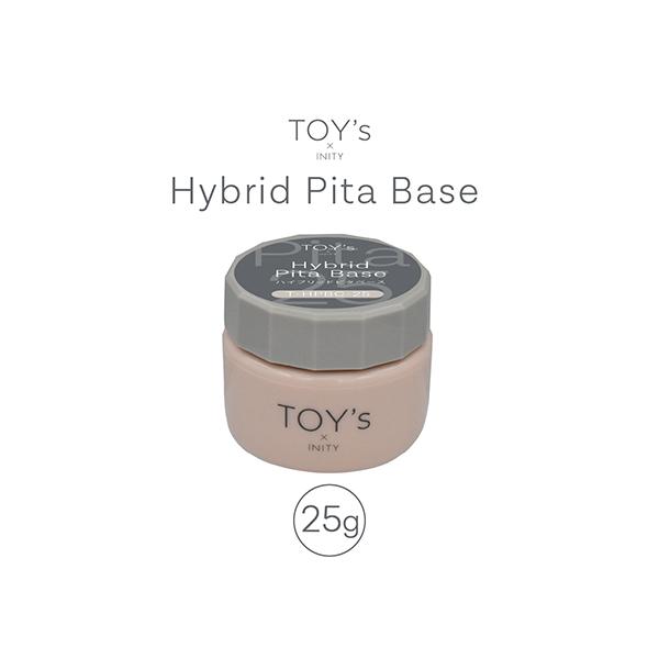 TOY's×INITY ハイブリットピタベース 25g ベースジェル ベースコート ノンサンディング フィルイン可 LED UV ジェルネイル 多用途 万能 低硬化熱 ソフトジェルタイプ ソークオフタイプ ネイルアート ネイル用品 日本製 ...