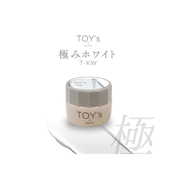 TOY's × INITY 極みホワイト T-KW 5g カラージェル マットホワイト 均一に広がるテクスチャー ジェルネイル ソークオフタイプ ソフトジェルタイプ ネイルカラー デザイン ネイルアート セルフネイル ネイル用品 日本製 ト...