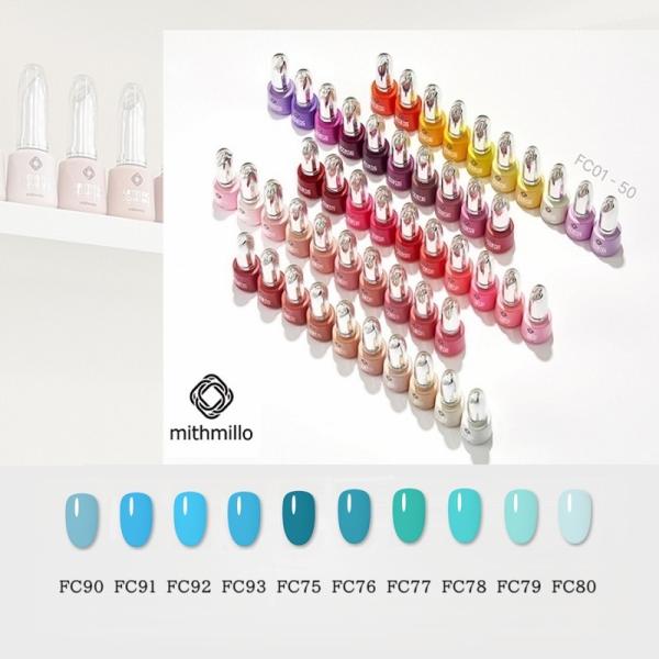 【mith millo 正規代理店】 ミスミロ カラージェル 10g 【10色からご選択】 FC Hシリーズ ブルー系 グリーン系 韓国ネイルブランド mithmillo 拭き取り不要 ノンワイプ ジェルネイル ヘマフリー HEMAフリー ...