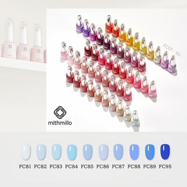 【mith millo 正規代理店】 ミスミロ カラージェル 10g 【10色からご選択】 FC Iシリーズ ホワイト ブルー アイスカラー 韓国ネイルブランド mithmillo 拭き取り不要 ノンワイプ ジェルネイル ヘマフリー HEM...