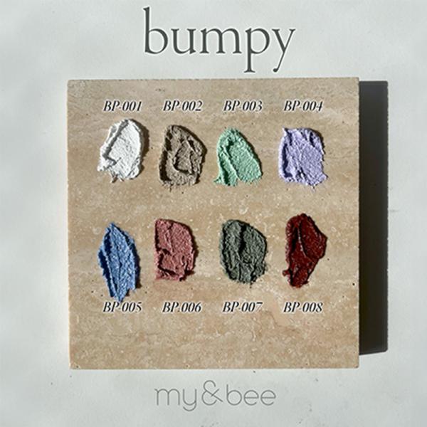 マイビー my&amp;bee カラージェル bumpy バンピー 2.5g 【8種からご選択】 BP-001GからBP-008G マットカラー ジェルネイル カラージェル ノンワイプカラー パウダー セルフネイル サンドジェル 砂ジェル ...