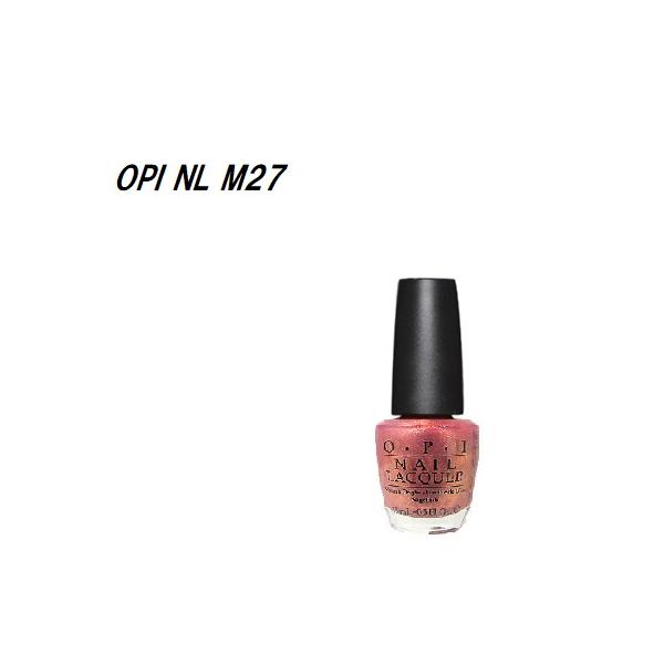 OPI ネイルカラー NL M27 15ml cozu melted in the sun オーピーアイ セルフネイル マニキュア ＯＰＩ カラー ネイルカラー ネイルポリッシュ オレンジピンク 新品 送料無料