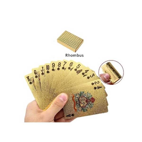 トランプ カード ポーカーカード 箔メッキ パーティー RPG ゲーム ポーカー おもちゃ お洒落 知育 頭脳バトル 7並べ ババ抜き ジョーカー ゴールド 金色 新品 送料無料