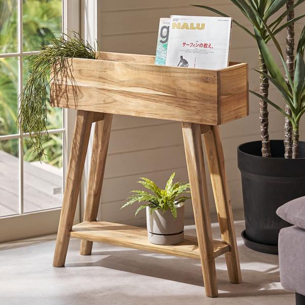 ■サイズ(cm)約 W 64 × D 20 × H 70プランター部分の内寸：約 W 61 × D 17 × H 15 ※多少サイズは前後します。■重量約 7.52 kg■素材チークウッド■生産国インドネシア■備考・こちらの商品は完成品です...