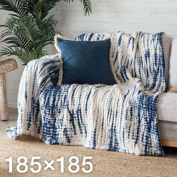 ■サイズ(cm)約 W 185 × D 185 × H 1.5※手作業でステッチを入れている工程上、±10cmほどサイズに誤差がございます。おおよその目安として予めご了承下さい。■重量約 1.7 kg■素材表/裏：綿 100%中材：綿 10...