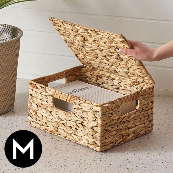 ■サイズ(cm)約 W 33 × D 26 × H 17内寸：約 W 31 × D 24 × H 15※多少サイズは前後します。■容量約 11 L■重量約 0.8 kg■素材ウォーターヒヤシンス、スチールフレーム■生産国ベトナム■ご注意※製...