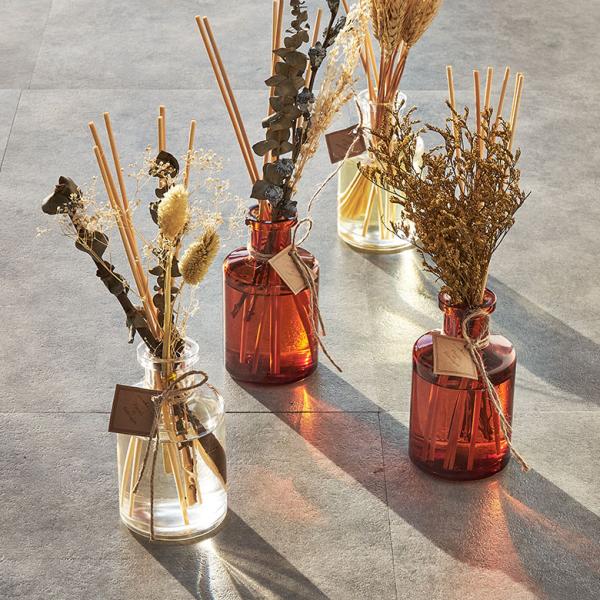 ■内容ボトルドライフラワーリードスティック(6本)■サイズ(cm)＜商品サイズ＞約 W 7 × D 7 × H 27口径：約 1.5リード長さ：約 26＜パッケージサイズ＞約 W 12 × D 7.5 × H 28※多少サイズは前後します。...