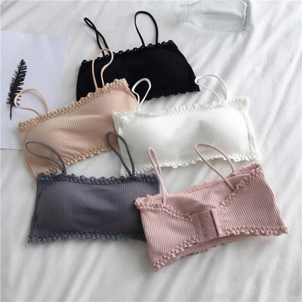 ●ITEM：ブラトップ カップ付き チューブトップ ベアトップ チューブブラ パット入り ブラジャー レディース ホック付き ノンワイヤー ランジェリー 下着 インナー 無地 レース シンプル ネコポス送料無料●COL：WHITE/BLAC...