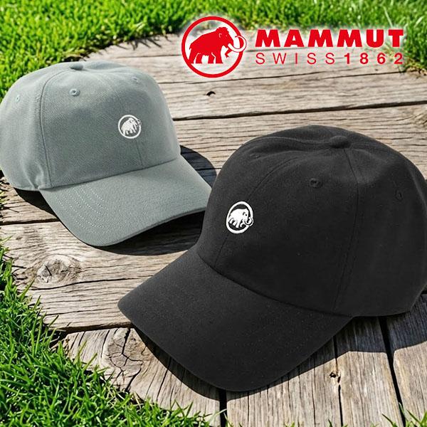 MAMMUT マムート Baseball Cap ベースボールキャップ 1191-00052・縫製パターン: Basic・重量: 94 g ・個別に調整できるバックル留め・Main Fabric 1 - 面材料 (B2B): 100.00%...