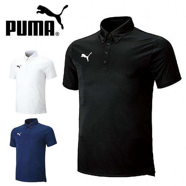 PUMA(プーマ) SS ポロシャツ になります。メンズ・男性・紳士吸水速乾のドライニット素材を使用した、ワンポイント キャットロゴのボタンダウンポロシャツ大きいサイズもあります。スクエアドライニット：ポリエステル100%※ご注文後、発送ま...