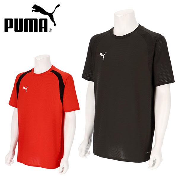 PUMA(プーマ) INDIVIFINAL PRO SSシャツ になります。メンズ・男性・紳士ボディに施した総柄プリントが存在感を放ち、試合でもトレーニングでも自信を高めてくれるデザインです。本体には耐久性に優れたリップストップ素材（リサイ...