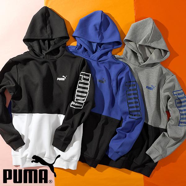 PUMA(プーマ) PUMA POWER MX フーディー になります。キッズ・ジュニア・子供・子ども・男の子・女の子・男児・女児キッズサイズのフーディーです。このフーディーは、柔らかくゆったりとした着心地が特徴です。肌触りの良い素材を使用...