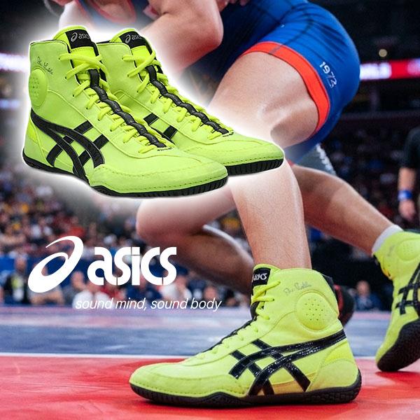 asics アシックス DAN GABLE EVO 3 ダンゲーブル エヴォ メンズ レディースレスリング界のレジェンドDAN GABLEの名を刻むハイスペックモデル柔軟性と耐久性に優れた上質な起毛の人工皮革をアッパーに採用し、なめらかな肌...