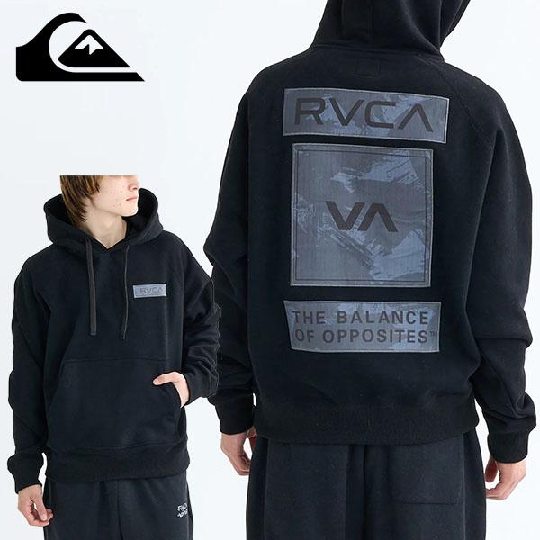 RVCA(ルーカ） PULLOVER 紳士・男性コットンポリエステルの裏起毛テリー素材を使用したプルオーバーフーディー。アイコニックなロゴとパッチを組み合わせた存在感のあるデザインが特徴です。ゆったりとしたシルエットで、デニムやジョガーパン...