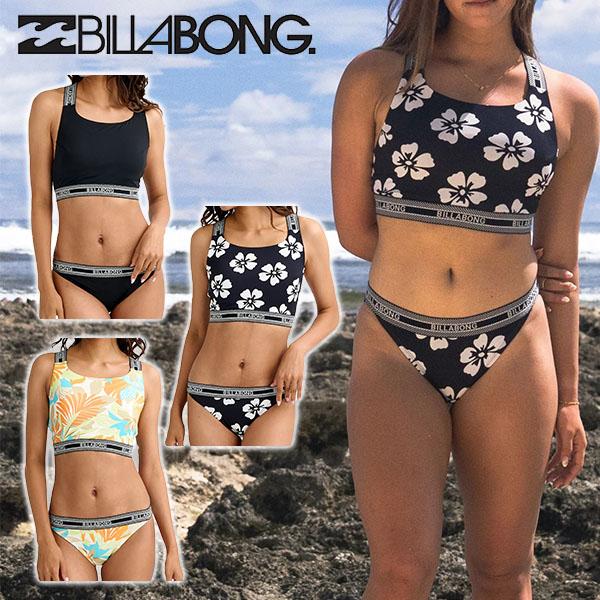 BILLABONG (ビラボン) HIGH NECK SURF CAPSULE BIKINI （水着・ビキニ） 上下セット 婦人・女性2026年のシーズナル柄を採用したSURF CAPSULEラインのスイムウエア。デコルテから胸元をおしゃれ...