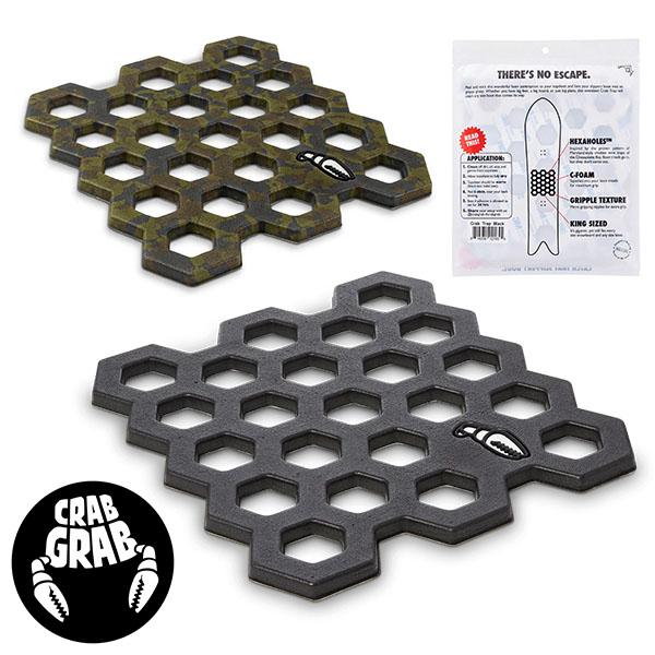 クラブグラブ(CRAB GRAB) CRAB TRAP デッキパッド あなたが大きな足を持っているか、大きなボードを持っているか、あるいは単に大きな計画を持っているかどうかにかかわらず、この特大のtrap（トラップ）は、どんなサイズのブーツ...