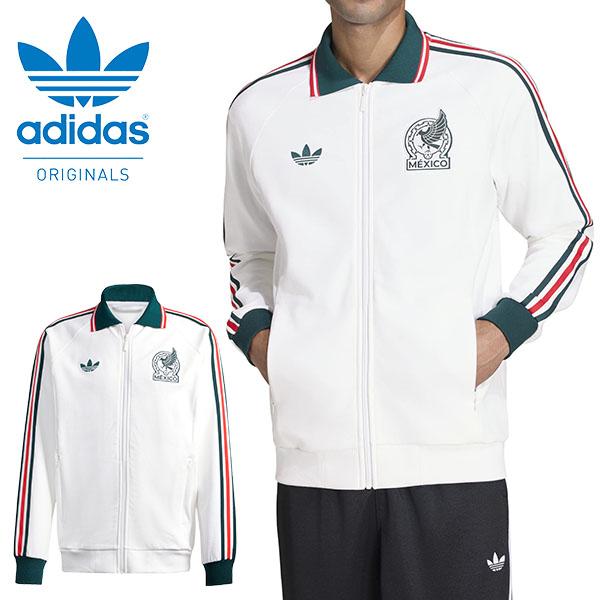 adidas (アディダス) メキシコ代表 アウェイ ANTHEM JACKET になります。メンズ・男性・紳士ヘンリーネック仕様で気負わないスタイルを叶える、ヘリテージのエッセンスを取り入れたジャケット。クラシックなサッカーのヘリテージと...
