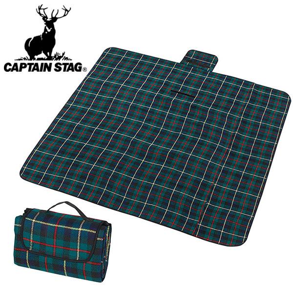 キャプテンスタッグ CAPTAIN STAG アクリル起毛レジャーマット 170×170cm GR UB-3003トラッドなチェック柄がかわいいファミリーサイズのアウトドアマット。 キャンプやピクニック、運動会のイベントなど、アウトドアフィ...