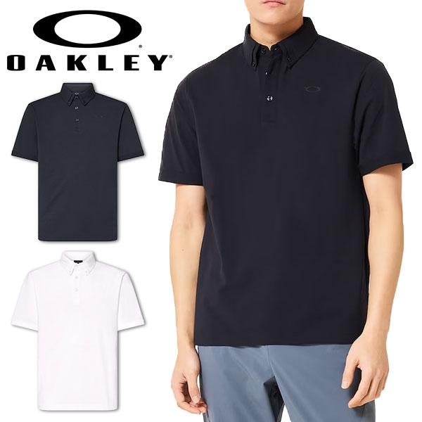 OAKLEY オークリー O-SYNC PACK POLO SEERSUCKER 2.0 FOA408802ポロシャツ 半袖 ボタンダウン シアサッカー シャツ トップス  メンズ 紳士 男性OAKLEY SYNC PACK TECHNOL...