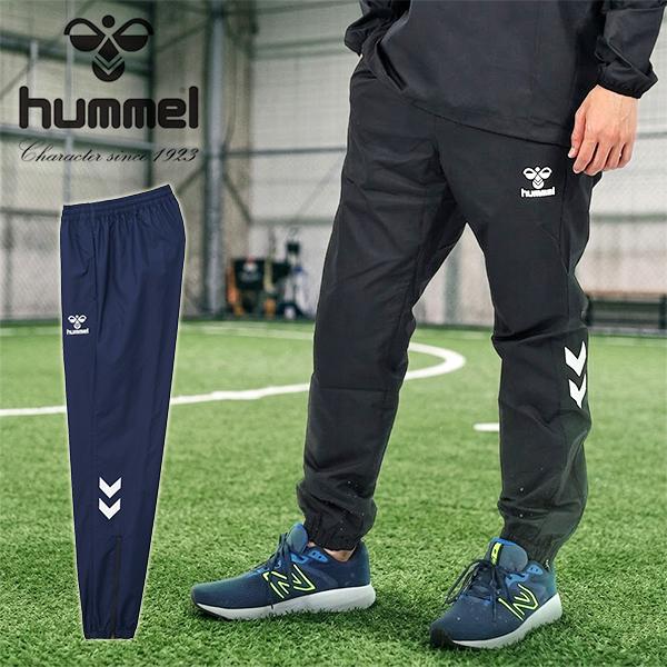 ヒュンメル(hummel)  チームピステパンツ になります。メンズ・男性・紳士高密度ドビー素材を使用したチーム対応ピステパンツ。裾ファスナー仕様。機能：防風,裾ファスナーサッカー 野球 ラグビー ランニング フィットネス ジム トレーニン...