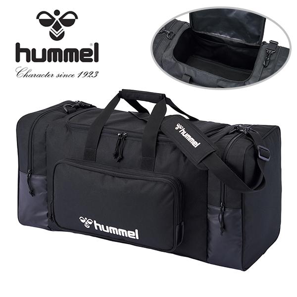 ヒュンメル(hummel)  チームボストンバッグ になります。メンズ・レディース・男性・女性・男女兼用・ユニセックスチーム対応の大容量のボストンバッグ。両サイドにシューズの入るポケットを、メイン収納には小物ポケットを配置。サイズ：高さ34...