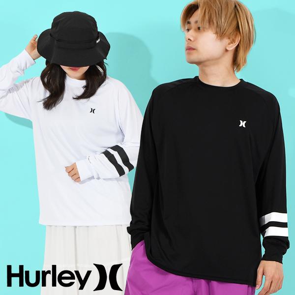 Hurley（ハーレー） RASH TEE LS OAO 紳士・男性用 MSRG251009ドライフィットを使用した長袖ラッシュガード大人なサーフに是非。超快適なラッシュガードUPF50+M 着丈：61cm　身幅：40cm ゆき丈：84.5...