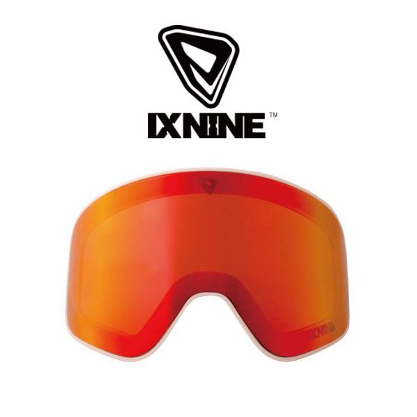 IX NINE(アイエックスナイン) IX3 PRO アイエックススリープロ スノー ゴーグルIX3 PRO LENS White Flame Red MetalizedIX3 PROの交換レンズ。可視透過率: 21%-30%