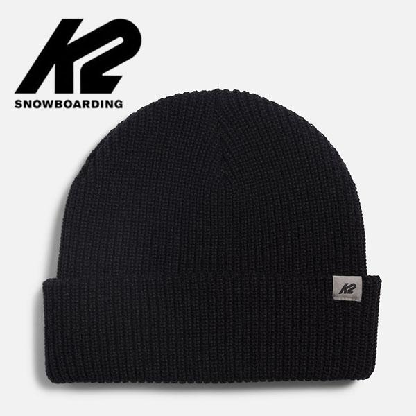 K2（ケーツー） KNIT BEANIE 紳士 婦人 ニット帽シンプルでクリーンな自己主張。K2 ロゴビーニー。防寒アイテムとしてではなくカジュアルシーンにもお洒落アイテムとしてもオススメ！素材：100% ACRYLIC【ゆうパケットについ...