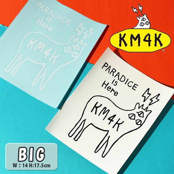 KM4K カモシカ スノーマイボードを買ったら、やっぱりステッカーチューンして自分だけの板に仕上げたい！！そんなアナタにオススメです！板に車に色んなところに貼ってください。サイズ W：14 H:17.5cmスノボ スノーボード フィッシング...