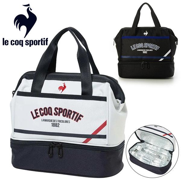 le coq sportif GOLF（ルコック ゴルフ） 二層式保冷カートポーチ になります。メンズ・レディース・男性・女性・男女兼用・ユニセックス下部ポケットに保冷機能裏地を使用した二層式カートポーチ。上部はラウンド中の小物入れ、下部は...
