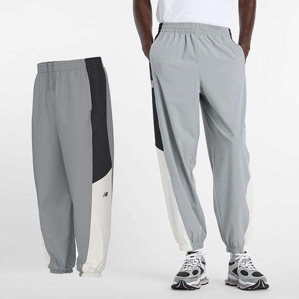 New Balance (ニューバランス) ウーブン ジョガーパンツ 紳士 男性【日本正規代理店品】日本人の体型に合わせて開発されたトレーニング向けジョガーパンツ。ヴィンテージのトラックスーツデザインにインスパイアされたカラーブロックパター...