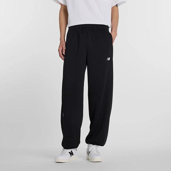 New Balance (ニューバランス) ニット ワイド テーパードパンツ 紳士 男性【日本正規代理店品】日本人の体型に合わせて開発されたトレーニング向けテーパードパンツ。ヴィンテージのトラックスーツデザインにインスパイアされ、現代的なフ...