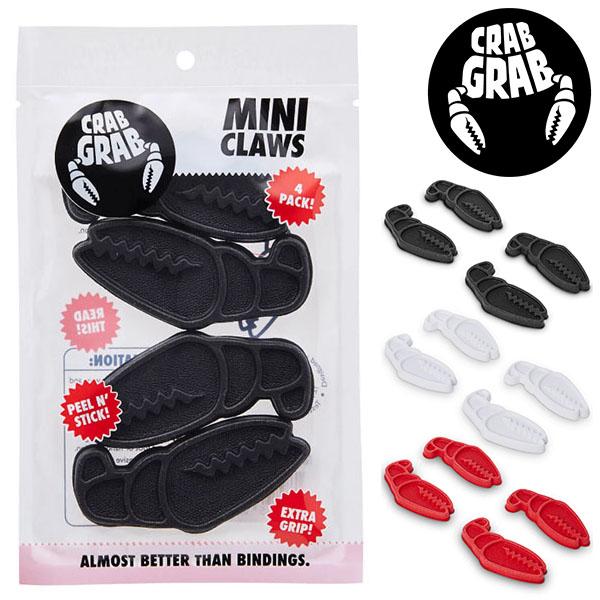クラブグラブ(CRAB GRAB) デッキパッドみなさんお待たせ。看板商品のMINI CLAWが便利でお求めやすい4個入りで登場だ。カニのようにグラブするものは何もありません。複数の小さなトラクションにより、必要な場所にグリップを追加できま...