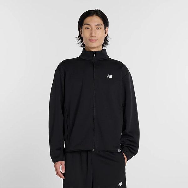 New Balance (ニューバランス) ニット トラック ジャケット 紳士 男性【日本正規代理店品】日本人の体型に合わせて開発されたトレーニング向けフルジップジャケット。ヴィンテージのトラックスーツデザインにインスパイアされ、現代的なフ...