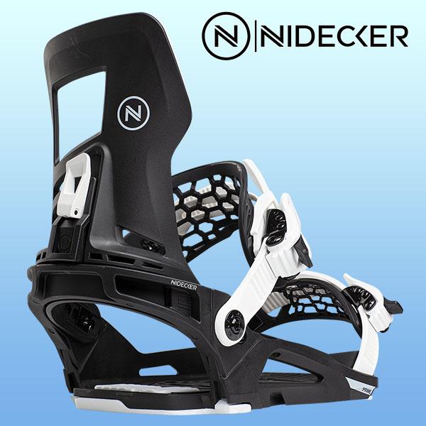NIDECKER ナイデッカー 日本正規品 バインディング ビンディング SNOWBOARD20.5cmからの2ストラップバインディング探しているけど意外と見つからない小さいブーツサイズの本格的バインディングヒールカップとハイバックが独立し...