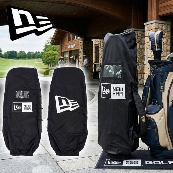 NEW ERA ニューエラ GOLF TRAVEL COVERゴルフ トラベルカバーメンズ レディース 男性 女性 ユニセックスニューエラの48インチ対応キャディバッグにすっぽりとかぶせることのできるトラベルカバーです。両面にブランドロゴを...