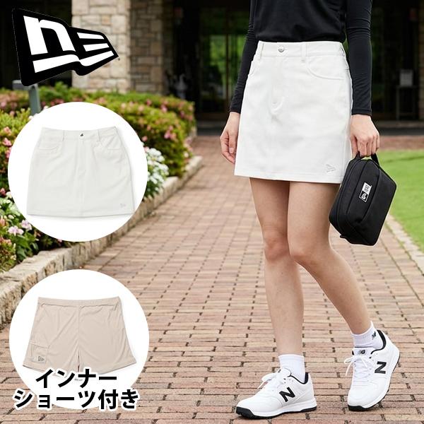 【※こちらの商品は「ネコポス発送」になりますので同梱や複数購入は出来ませんのでご了承の上ご検討ください。】NEW ERA ニューエラ Stretch Twill Skirtゴルフウエア スカート ボトムス レディース 女性ストレッチ性に優れ...
