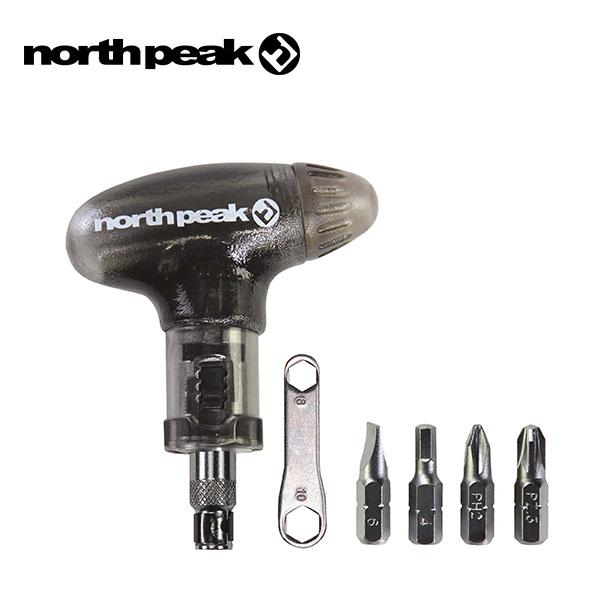 north peak ノースピーク ラチェットドライバーセット NP-3307 SMボックスレンチひとつになって、非常に便利。ゲレンデのビンディング調整に便利です・ラチェット機構を搭載したスノーボードメンテナンスツール。・プラスビット (P...