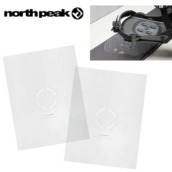 north peak(ノースピーク) スノーボードプロテクションフィルム デッキ 保護シート【板の保護 傷つき軽減】 NP-4240・ビンディングによるデッキ面の傷つきを軽減。・位置合わせしやすいガイド付き。・貼りやすいセンターカット済みの...