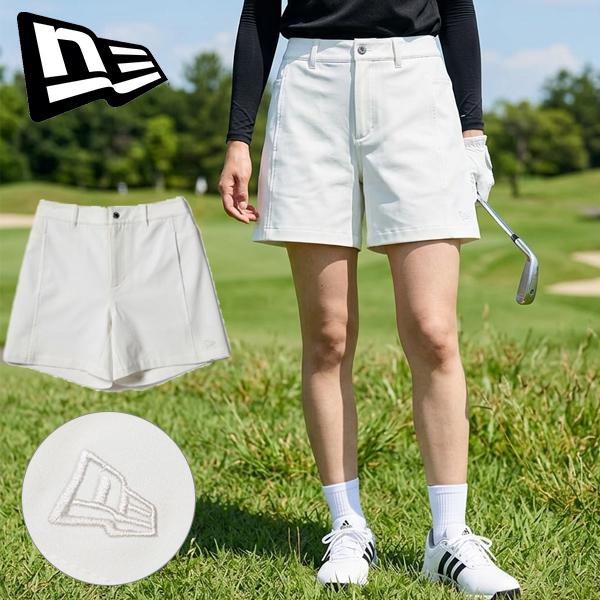 【※こちらの商品は「ネコポス発送」になりますので同梱や複数購入は出来ませんのでご了承の上ご検討ください。】NEW ERA ニューエラ Stretch Twill Short Pantsゴルフウエア ショートパンツ ボトムス レディース 女性...