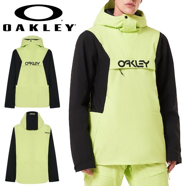 【日本正規代理店品】 OAKLEY TNP TBT INSULATED ANORAK FOA403652オークリー インサレーション アノラック ジャケット メンズ 男性 紳士  ブラック 黒 ライトグリーン耐水圧、透湿性ともに10,000...