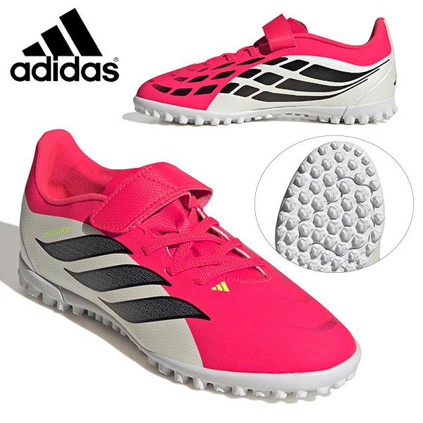 adidas (アディダス) PREDATOR CLUB H&amp;L TF J になります。キッズ・ジュニア・子供サッカーを愛する子どもたちのためにデザインされた、面ファスナー式のプレデター クラブ ターフコート用キッズサッカーシューズ...