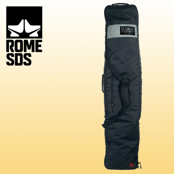 ROME SDS（ローム)【商品名】 ROADIE 21025606【商品説明】ボードを積み込み雪を追う立体的に作られたメイン・セクションと外側のポケット。丈夫な900Dナイロン生地を使い、ハンドルには強化ナイロンを使用。【サイズ】162セ...
