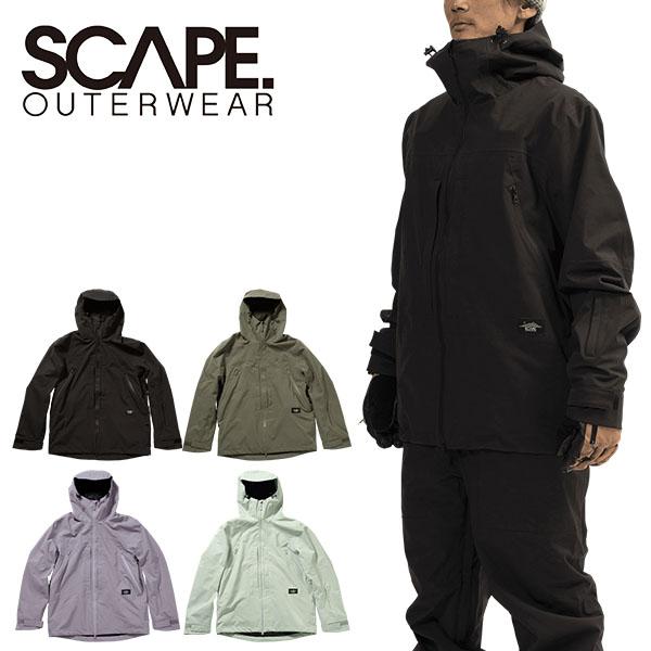 SCAPE(エスケープ) 【商品名】  POW JACKET 71125301Waterproof : 20,000mm Breathable : 20,000g / m2 / 24hrFullseam Sealing【機能】・２レイヤー・...